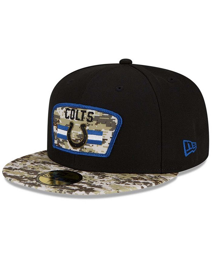 New Era Men's Black-Camouflage Indianapolis Colts 2021 Salute To ...