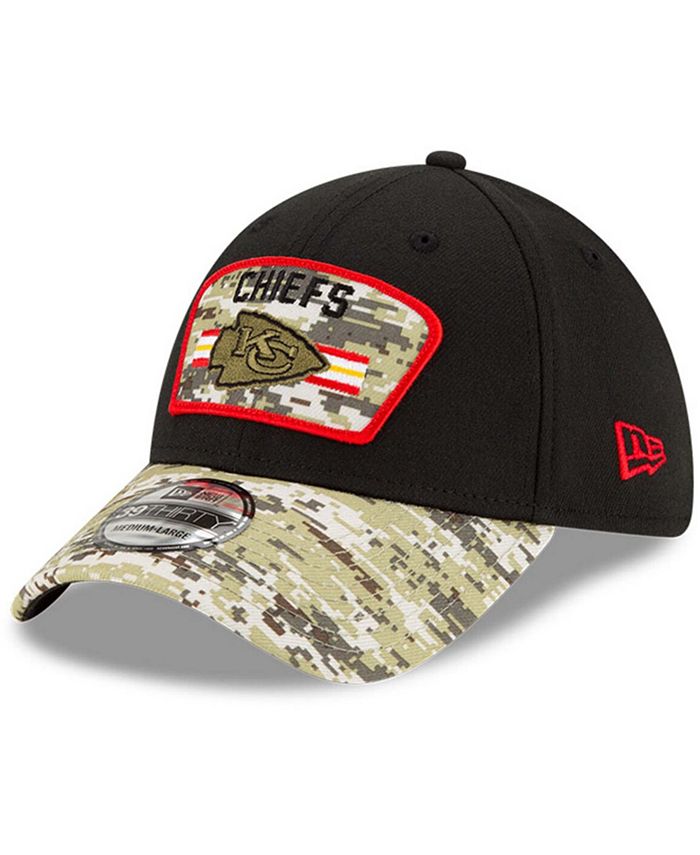 New Era Men's Black-Camouflage Kansas City Chiefs 2021 Salute To ...