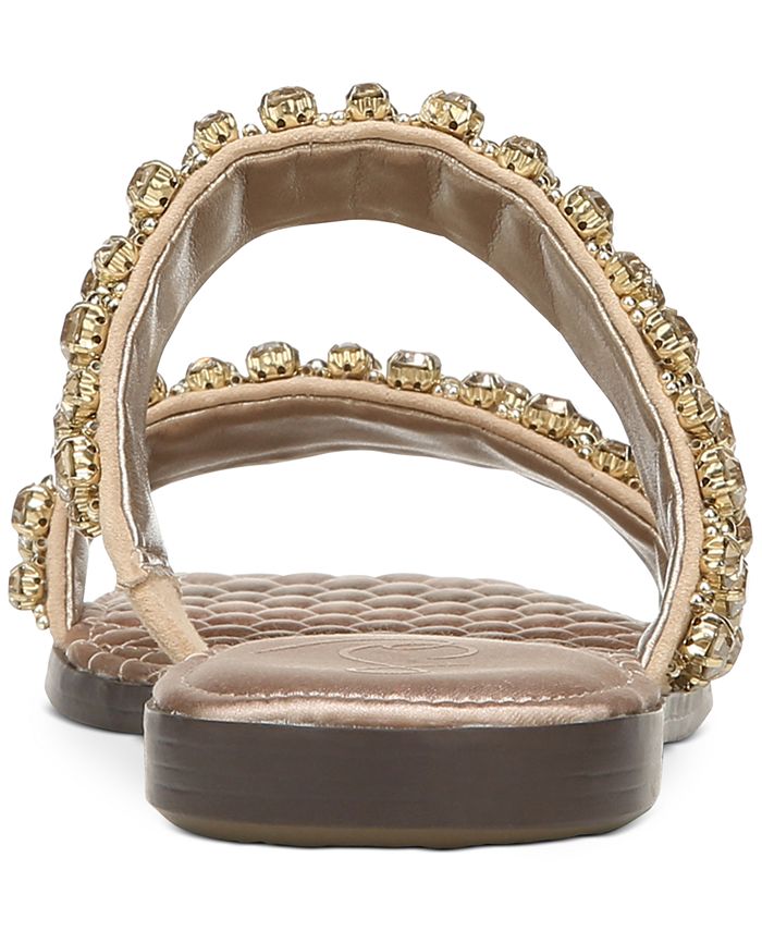 Sam Edelman Women's Ezel Studded Flat Sandals & Reviews - Sandals ...