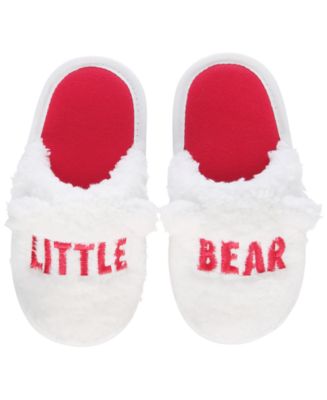 Little Boys & Girls Little Bear Matching Family Slippers, Created for ...