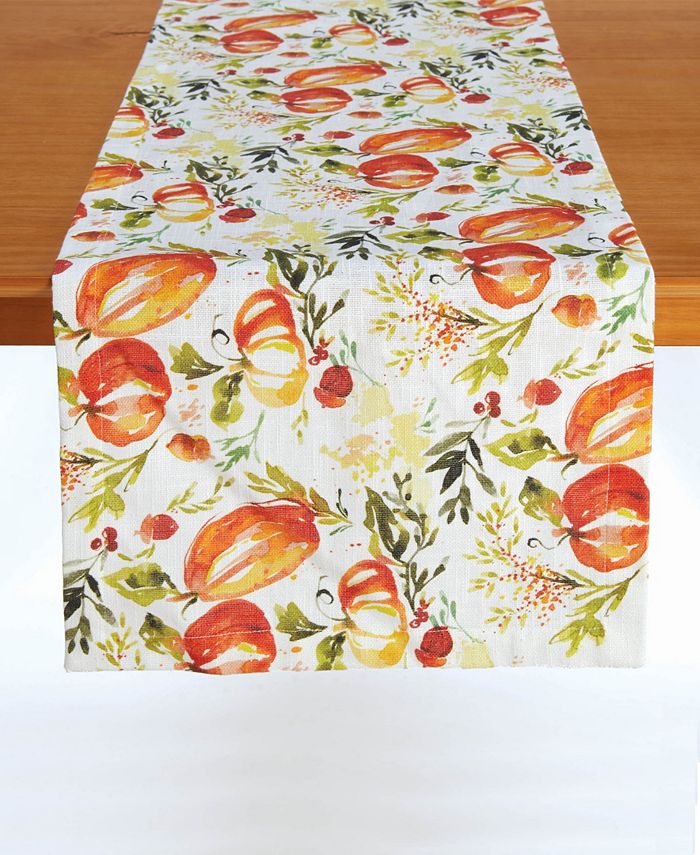 Tableau Pumpkin Vine Table Runner, 72" x 14" - Macy's
