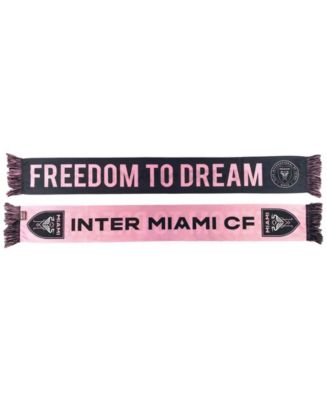 Inter Miami CF Freedom To Dream Two-Tone Summer Black, Pink Scarf - Macy's