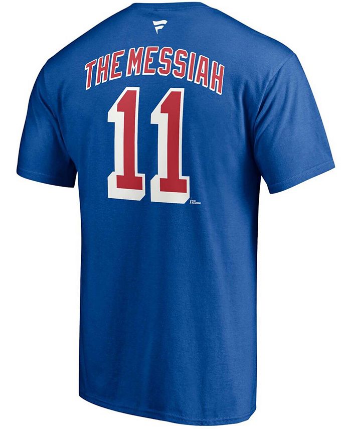 Fanatics Men's Mark Messier Blue New York Rangers Authentic Stack ...