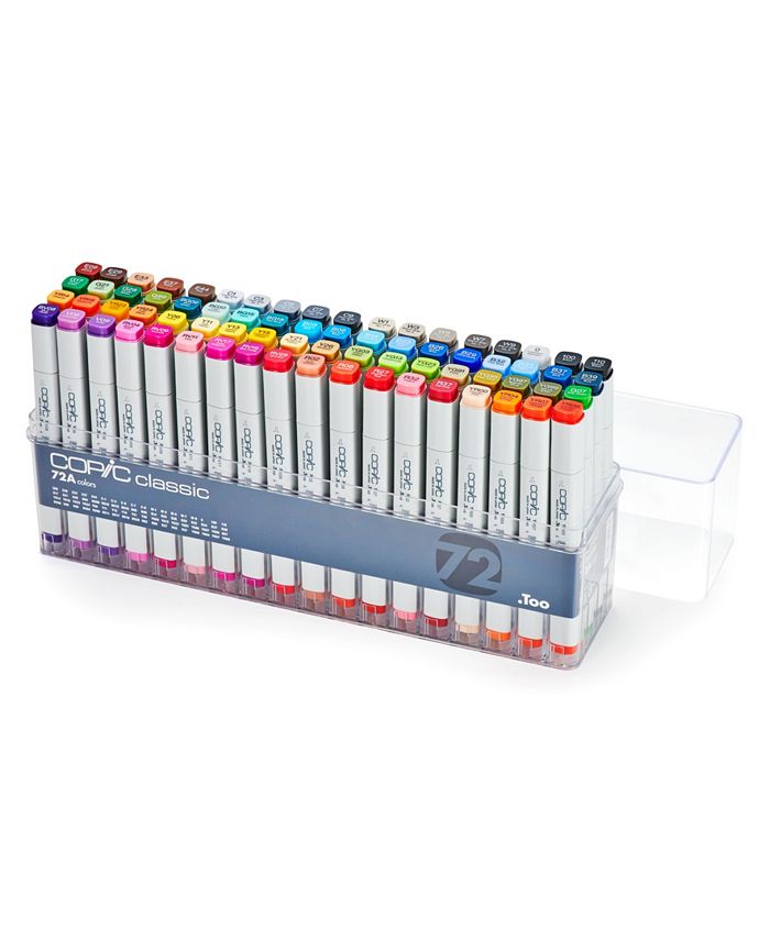 Copic Classic Marker Set A, 72 Colors - Macy's