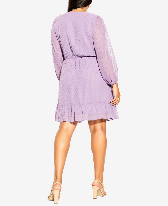 City Chic Trendy Plus Size Wild Dobby Mini Dress & Reviews - Dresses ...