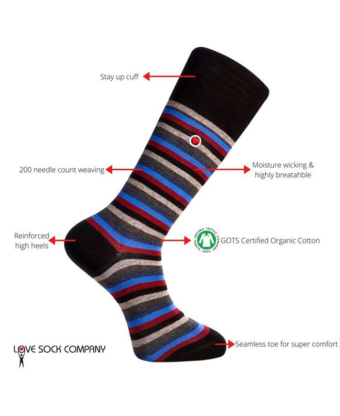 Love Sock Company Men's Luxury Dress Socks Bundle, Pack of 3 & Reviews ...