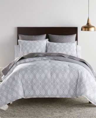 Dakota 3 Piece Printed Comforter Set, King - Macy's