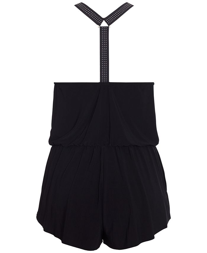 Magicsuit Gabby Studded Swim Romper - Macy's