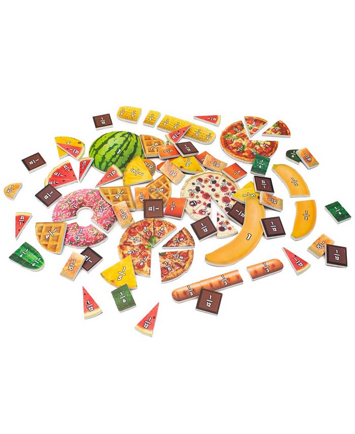 Junior Learning Food Fractions Educational Learning Set, 129 Pieces ...