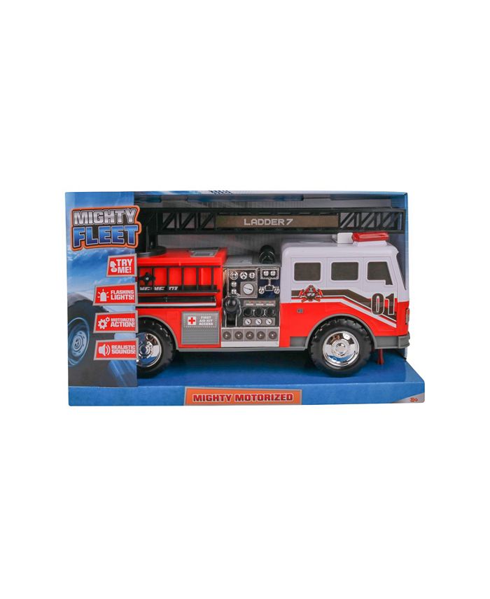 Funrise - Mighty Fleet Mighty Motorized Fire Ladder Truck - Macy's