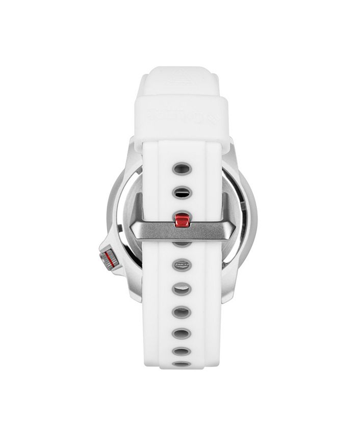 Columbia Unisex PFG Backcaster White, Gray Silicone Strap Watch, 43mm ...