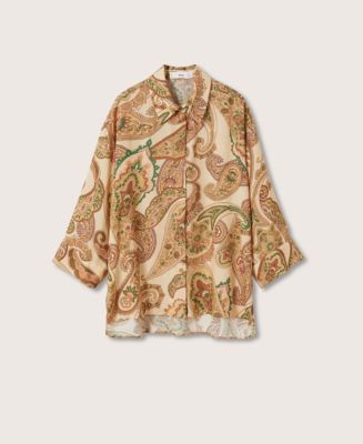 MANGO Women's Paisley Print Blouse - Macy's