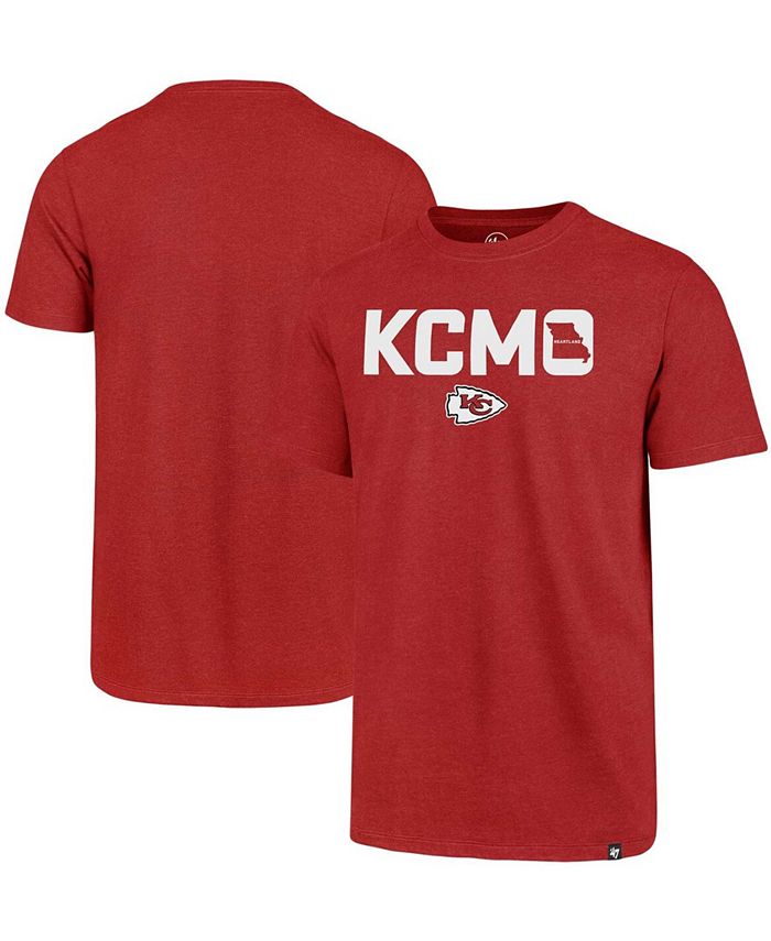 '47 Brand Men's Red Kansas City Chiefs Kcmo Regional Club T-shirt - Macy's