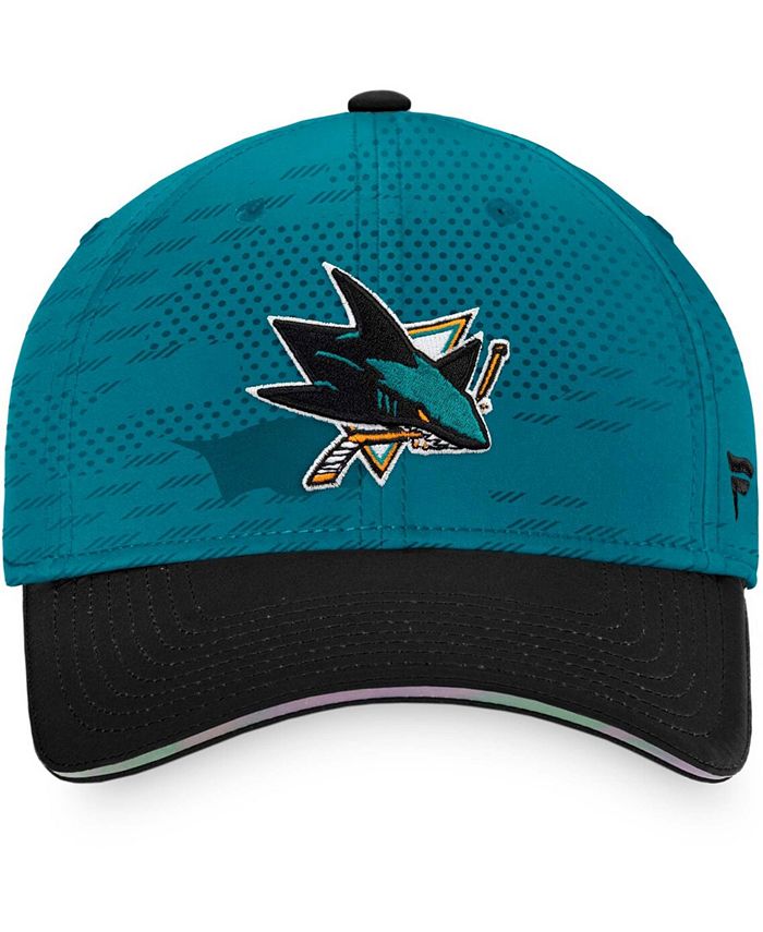 Fanatics Men's Teal, Black San Jose Sharks Authentic Pro Locker Room ...