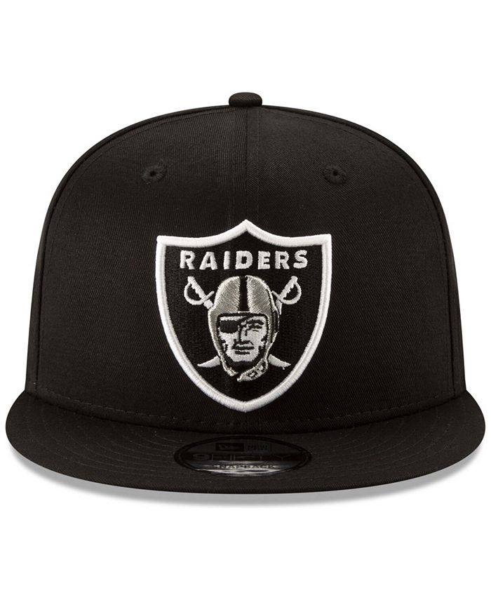 New Era Men's Las Vegas Raiders Basic 9FIFTY Adjustable Snapback Cap ...