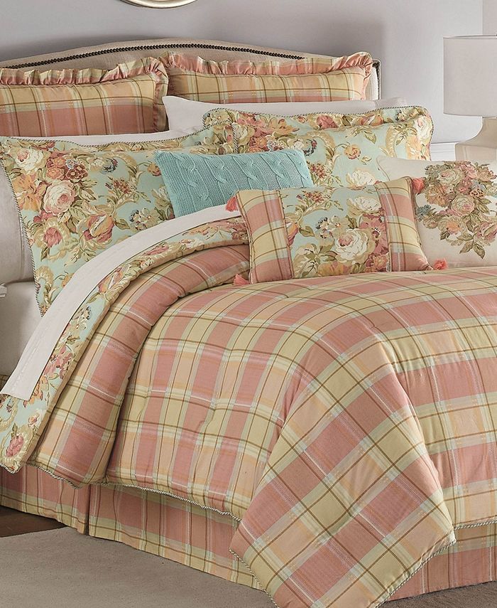 Waverly Spring Bling 4 Piece Comforter Set, King & Reviews - Comforter ...