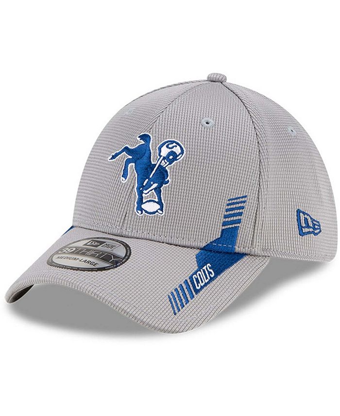 New Era Men's Gray Indianapolis Colts 2021 NFL Sideline Home Historic ...
