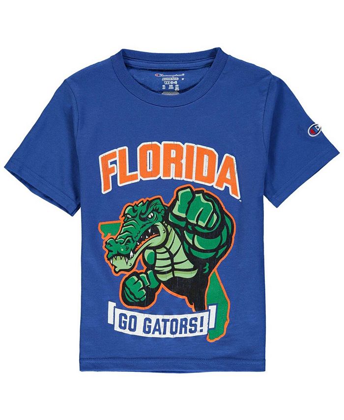 Champion Big Boys Royal Florida Gators Strong Mascot T-shirt - Macy's