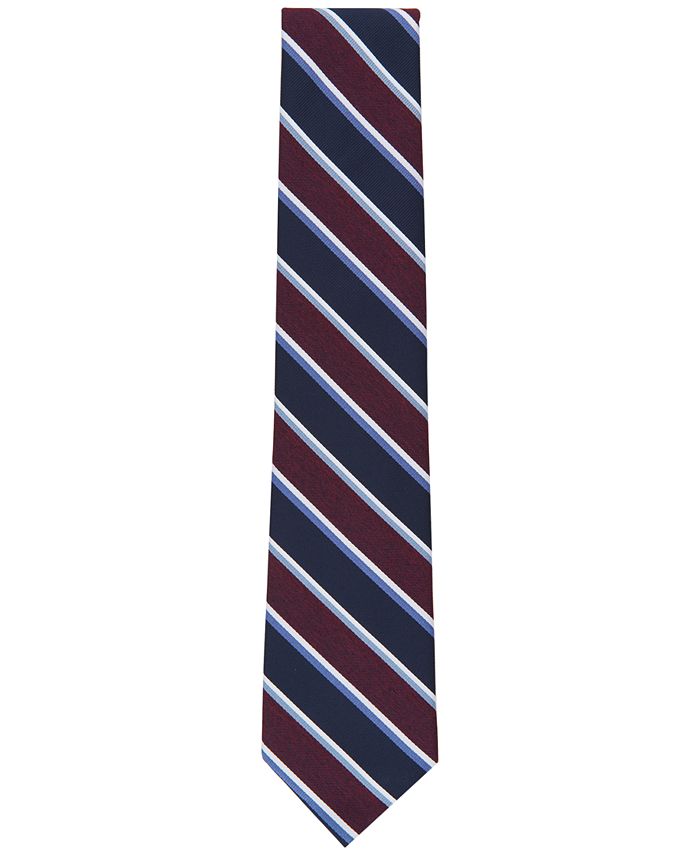 Club Room Men's Stripe Tie, Created for Macy's - Macy's