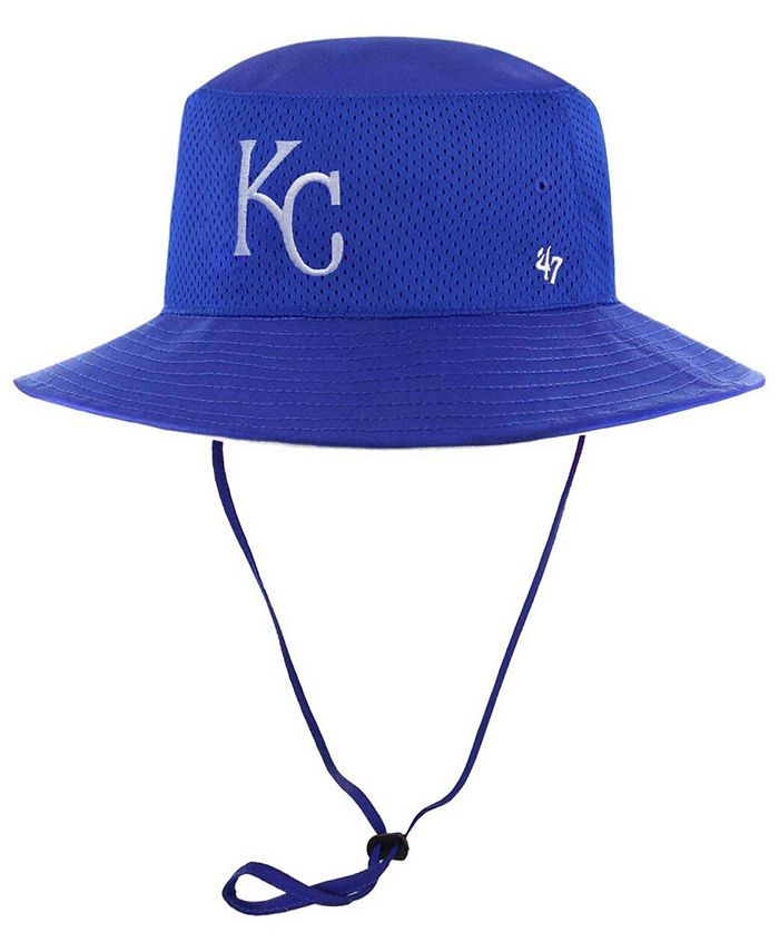 '47 Brand Men's Royal Kansas City Royals Team Panama Pail Bucket Hat ...