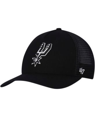 Men's Black San Antonio Spurs Level Mesh Trucker Snapback Hat - Macy's