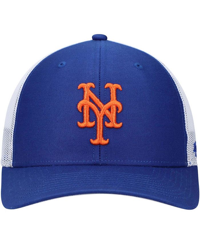 '47 Brand Men's Royal, White New York Mets Primary Logo Trucker ...