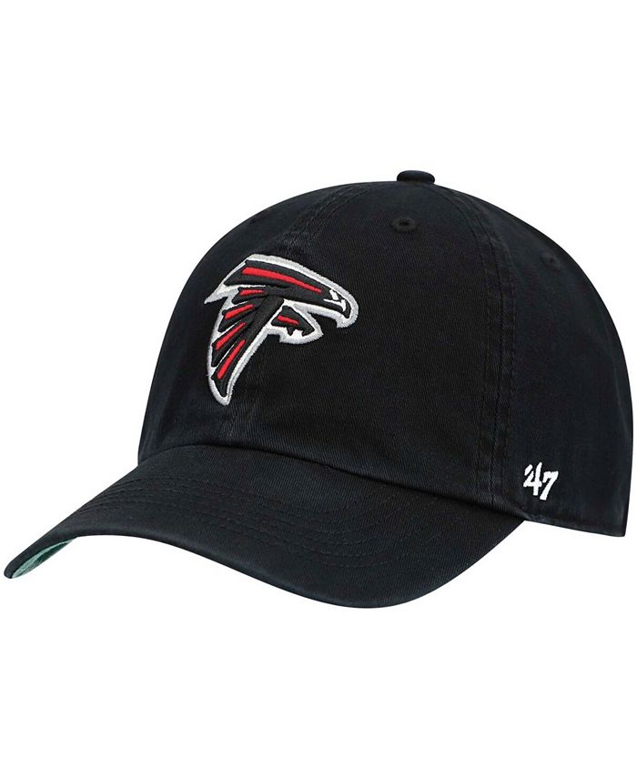 '47 Brand Men's Black Atlanta Falcons Franchise Logo Fitted Hat - Macy's