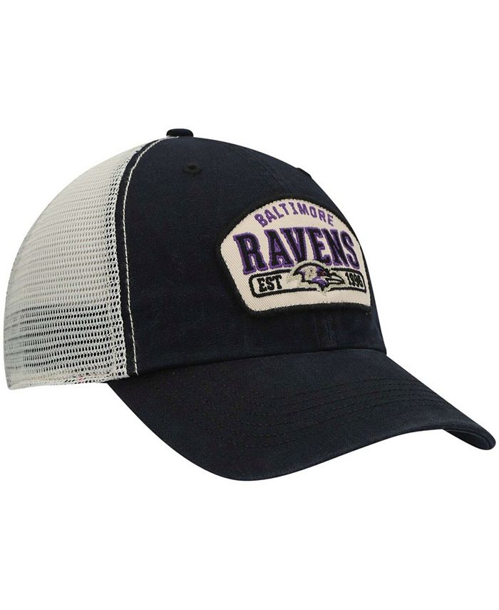'47 Brand Men's Black Baltimore Ravens Penwald Trucker Clean Up ...