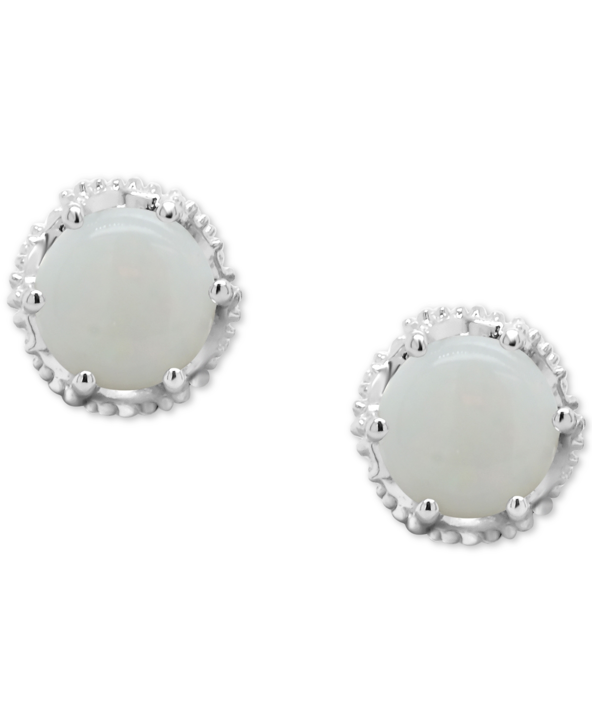 Click here for Aquamarine Stud Earrings (3/4 ct. t.w.) in Sterlin... prices