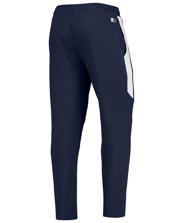 Starter Men's College Navy Seattle Seahawks Goal Post Fleece Pants - Macy's