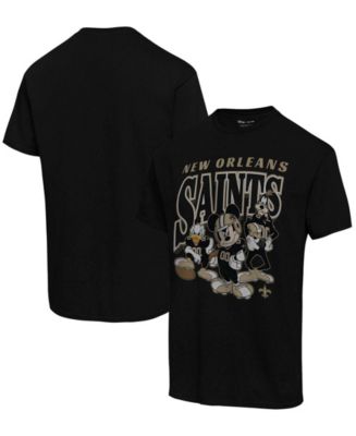 Men's Black New Orleans Saints Disney Mickey Huddle T-shirt - Macy's