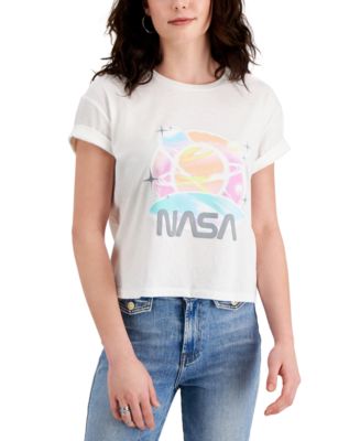Grayson Threads Black Juniors' NASA Graphic-Print T-Shirt - Macy's