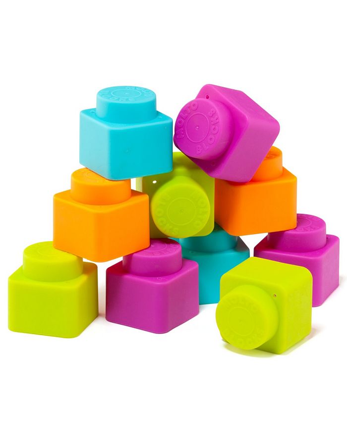 Flat River Group Molto Play Sense Sensorial Soft Building Blocks Set ...