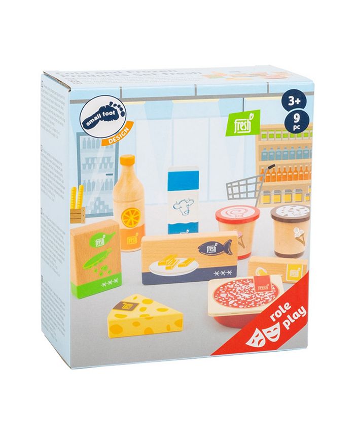 Legler USA Small Foot Wooden Toys Cold and Frozen Products Playset, 9 ...