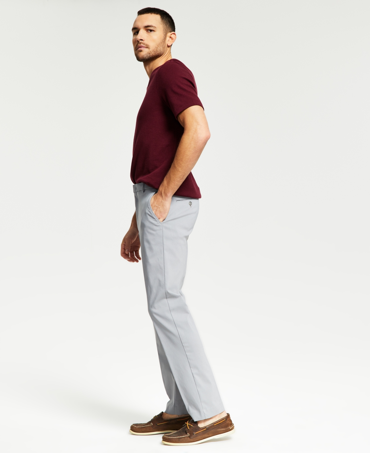 Click here for Tommy Hilfiger Mens Modern-Fit Th Flex Stretch Sol... prices