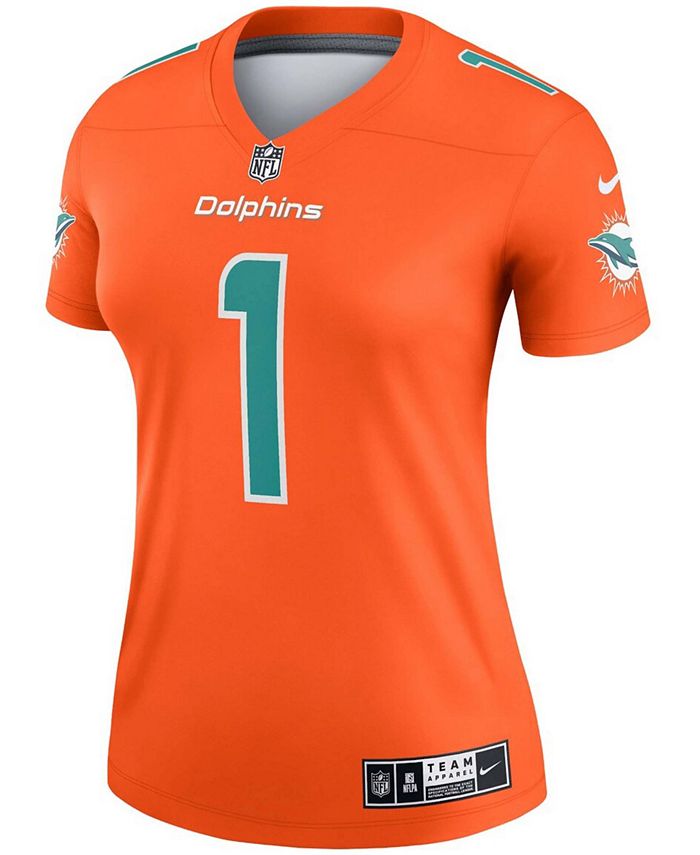 Nike Women's Tua Tagovailoa Orange Miami Dolphins Inverted Legend ...