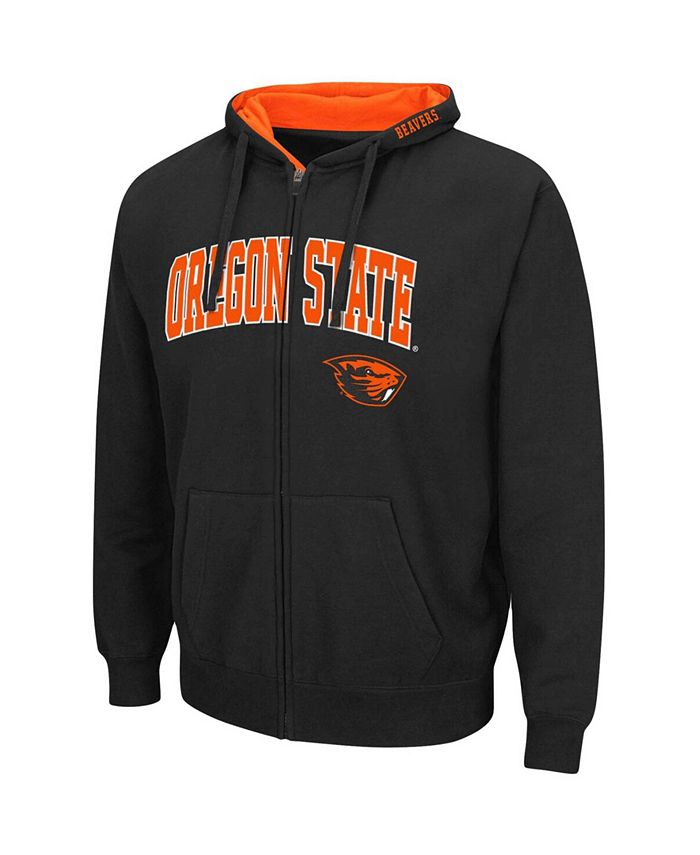 Colosseum Men's Black Oregon State Beavers Arch Logo 3.0 Full-Zip ...
