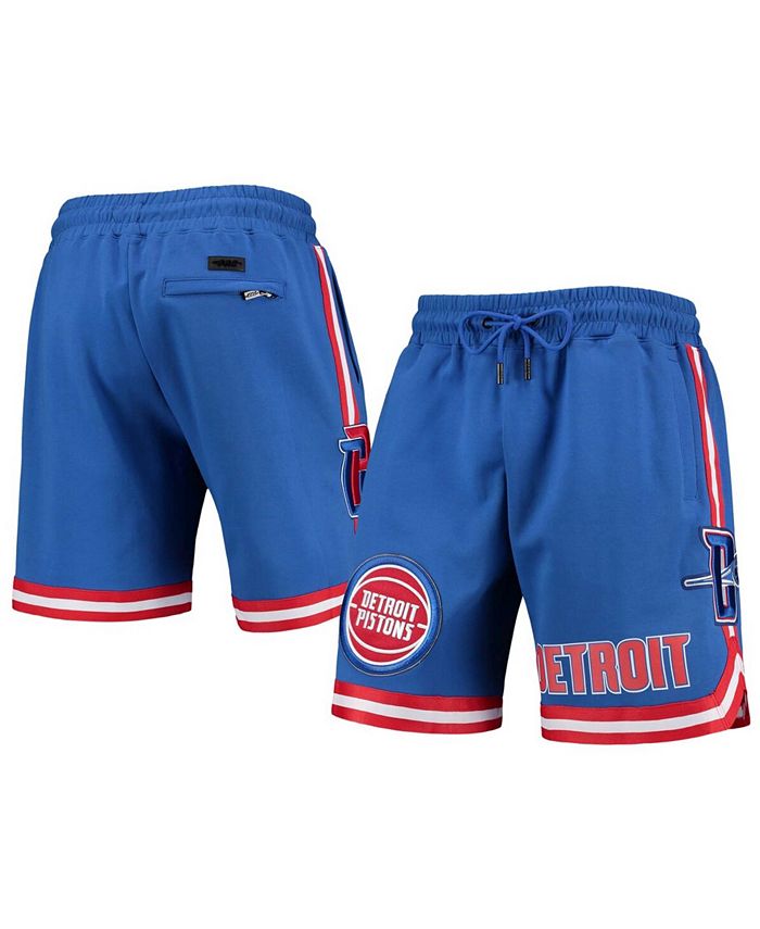 Pro Standard Men's Blue Detroit Pistons Chenille Shorts - Macy's