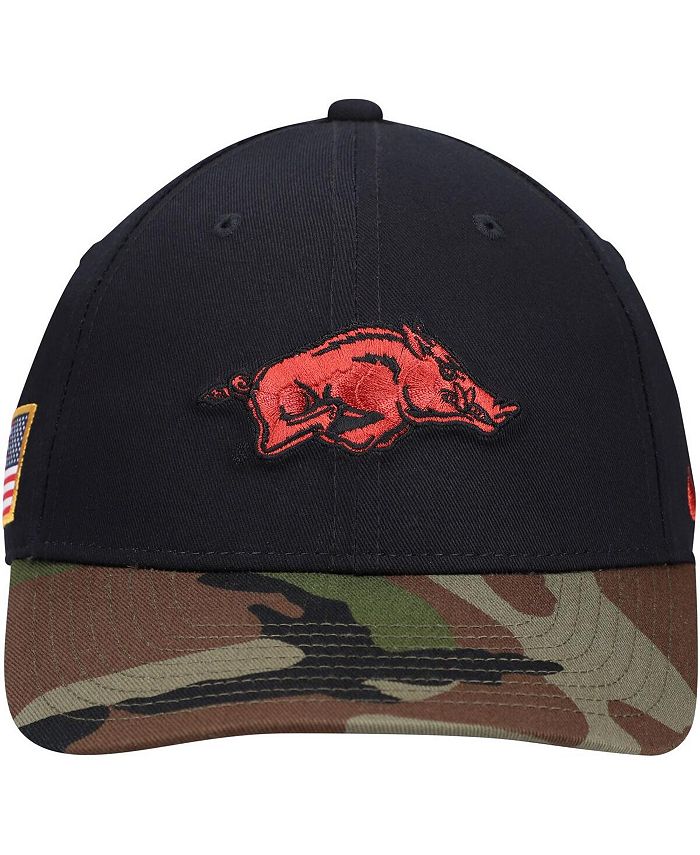 Nike Men's Black and Camo Arkansas Razorbacks Military Appreciation ...