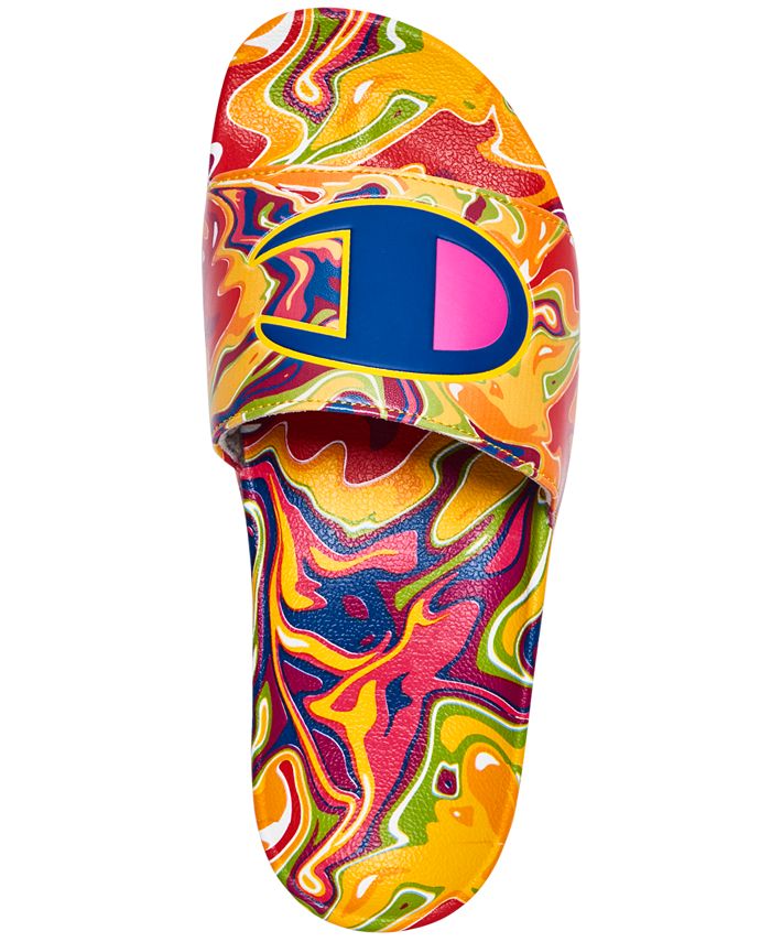 Champion Women's IPO Liquid Slide Sandals from Finish Line - Macy's