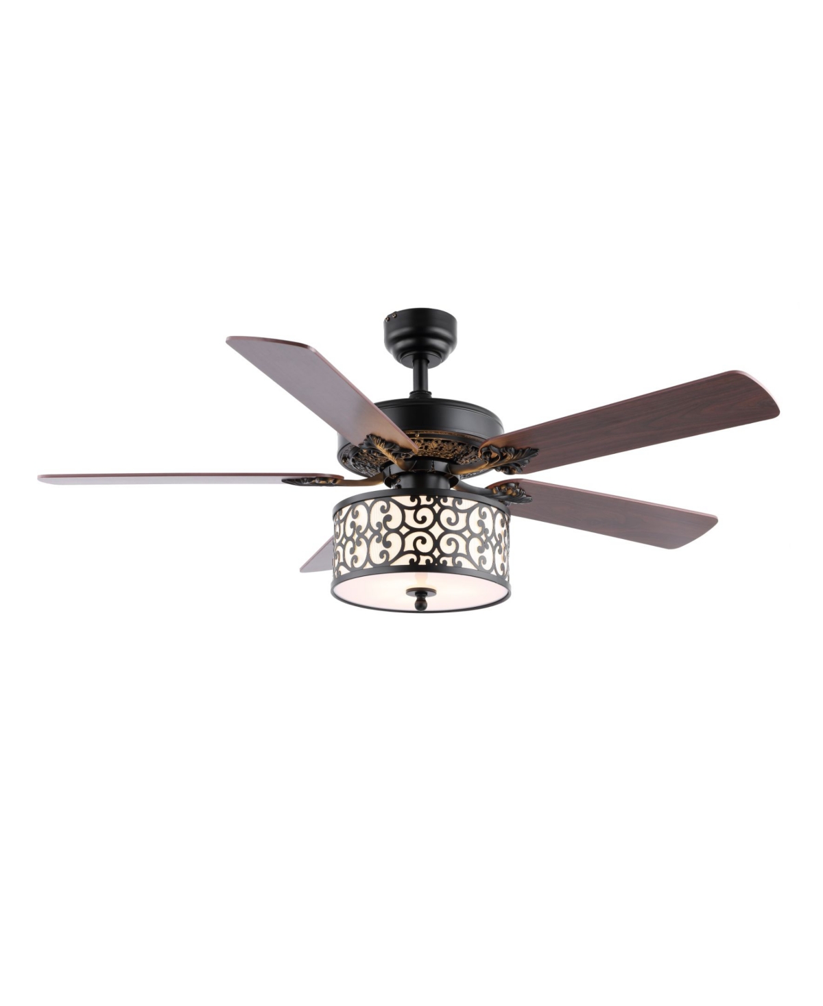 Click here for Paolo 3-Light Farmhouse Industrial Iron Scroll Dru... prices