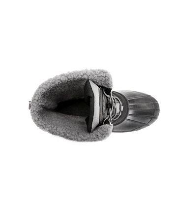 POLAR RANGE POLAR ARMOR Men's All-Weather Inner Faux Fur Snow Boots ...