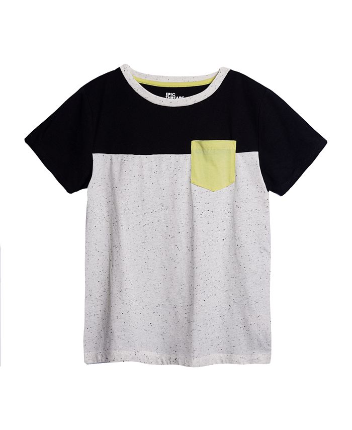 Epic Threads Big Boys Short Sleeve Colorblock Pocket T-shirt - Macy's