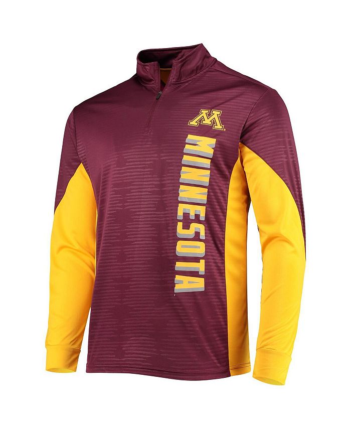 Colosseum Men's Maroon Minnesota Golden Gophers Bart Windshirt Quarter ...