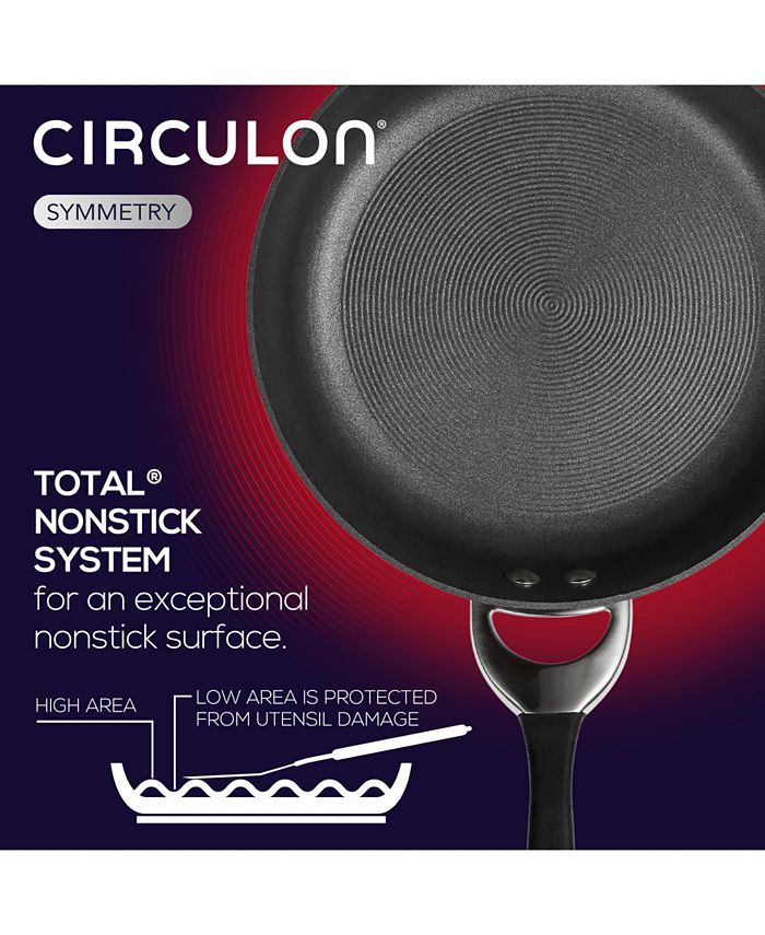 Circulon Symmetry Hard Anodized Nonstick Weeknight Cookware Induction