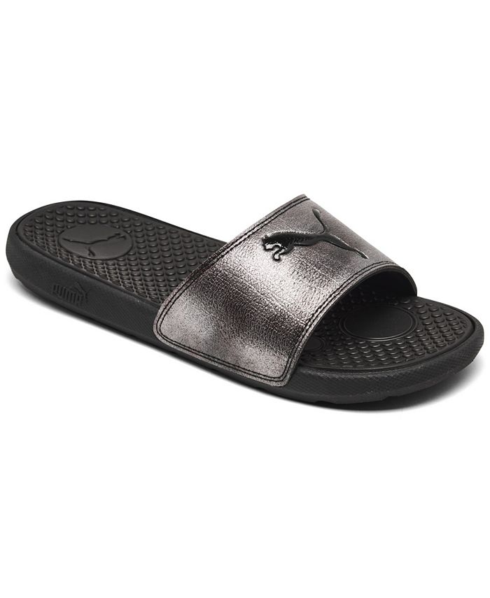 Puma Women's Cool Cat Slide Sandals from Finish Line - Macy's