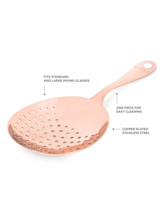Viski Summit Copper Julep Strainer - Macy's