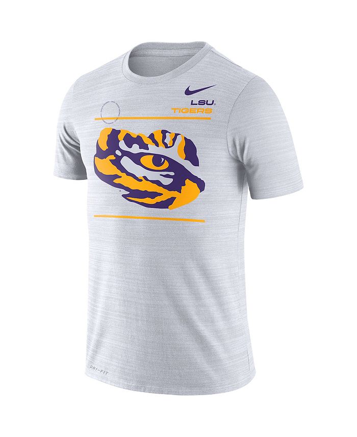 Nike Men's White LSU Tigers 2021 Sideline Velocity Performance T-Shirt ...