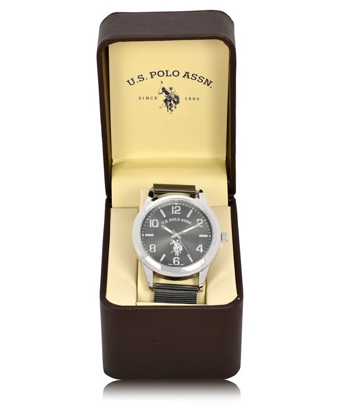 U.S. Polo Assn U.S. Polo Association Men's Silver Strap Watch & Reviews ...