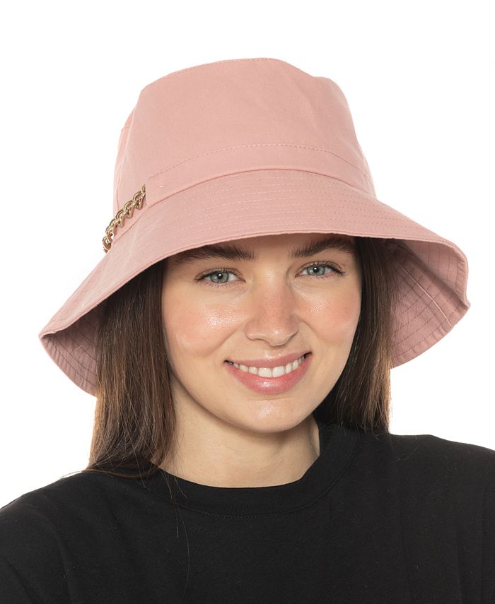 INC International Concepts Women's Chain-Trim Bucket Hat & Reviews ...